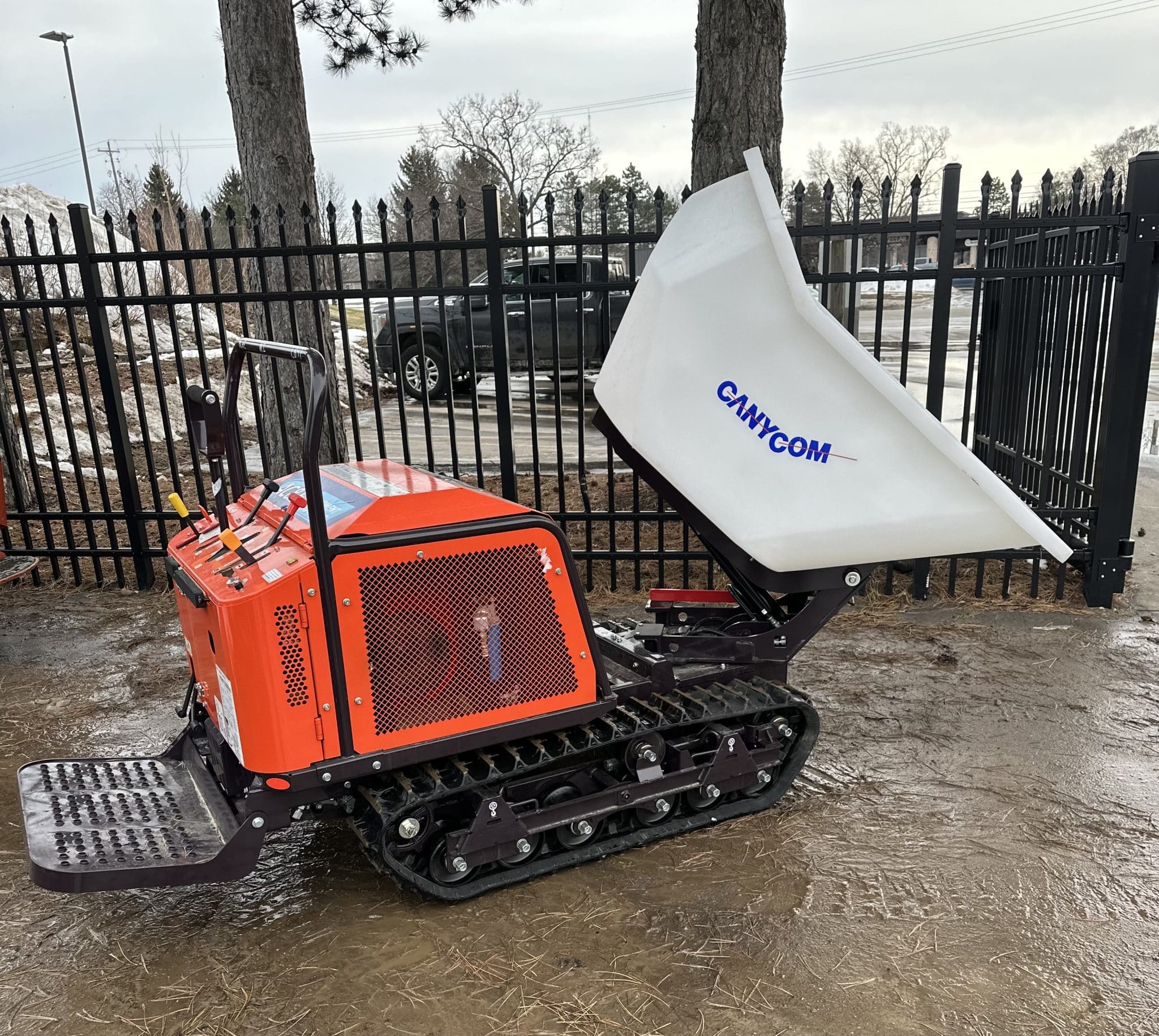 Track Concrete Buggy, Pivot Dump | AC&E Rentals